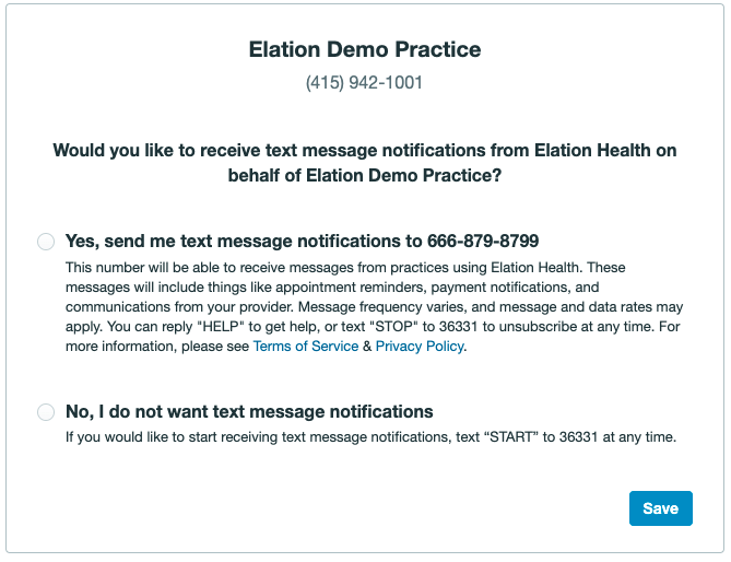 SMS (Text message) Opt-In Guide