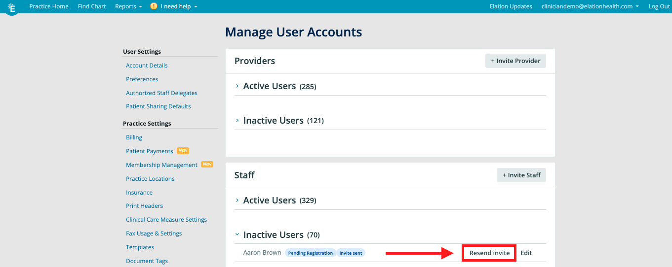 User Accounts Guide- Managing Elation accounts for providers and staff