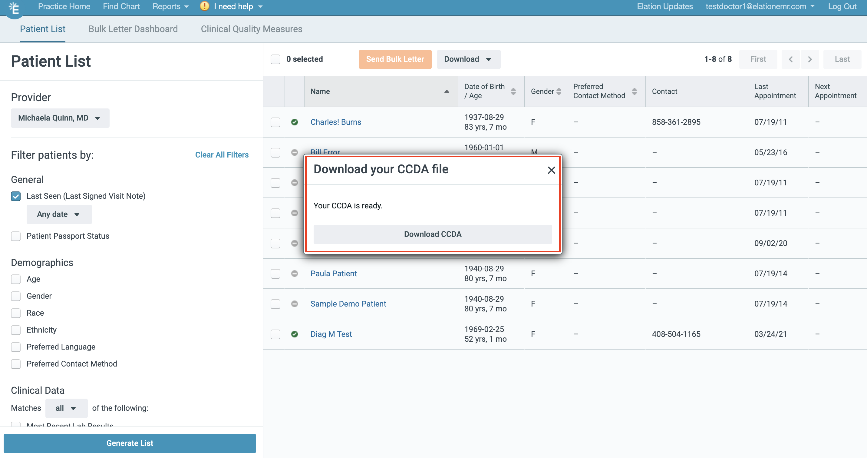 Patient Chart Guide- Sharing clinical care summaries with collaborating ...