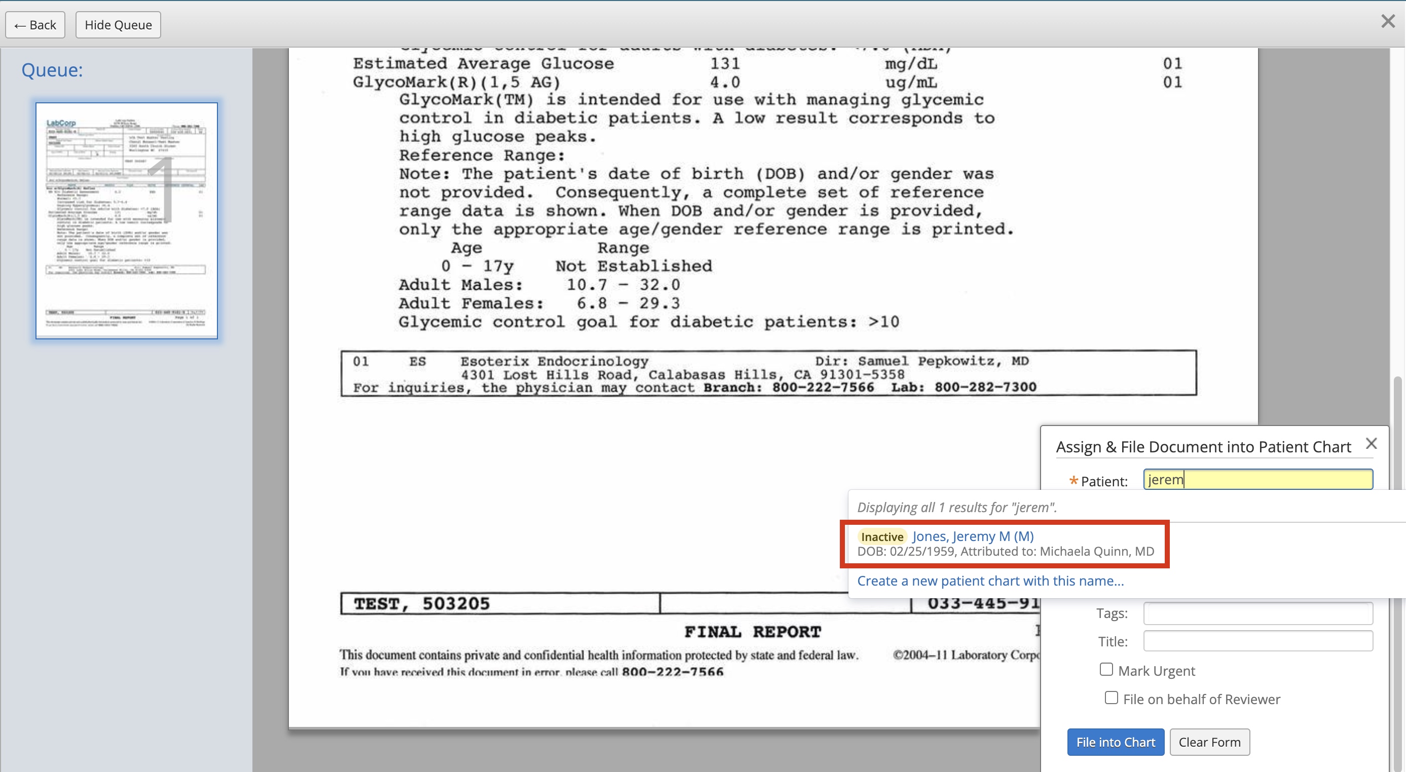 Patient Chart Guide- Patient Status