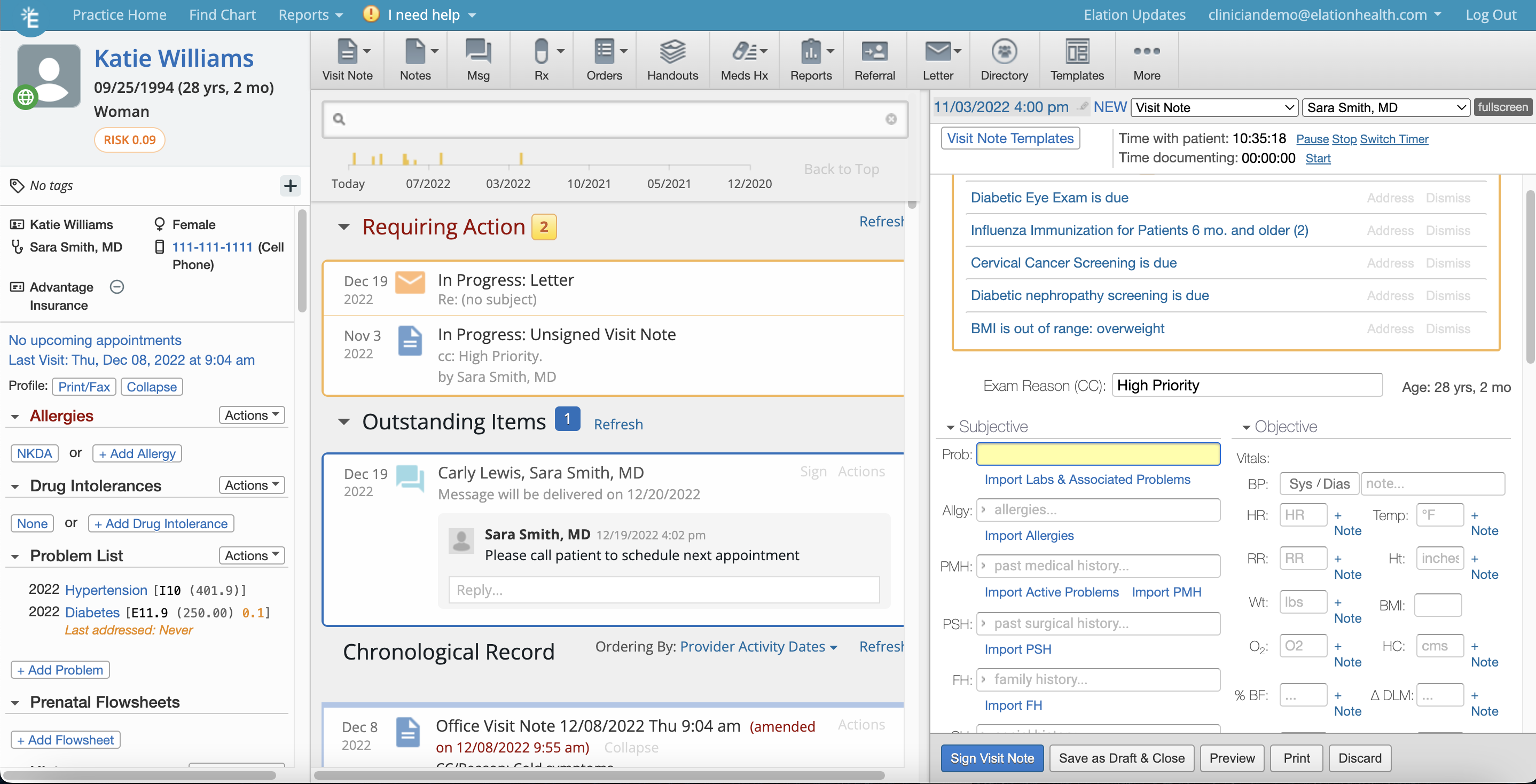 Patient Chart Introduction
